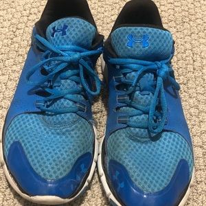Under Armour | Shoes | Blue Under Armour Tennis Shoes Mens Size | Poshmark